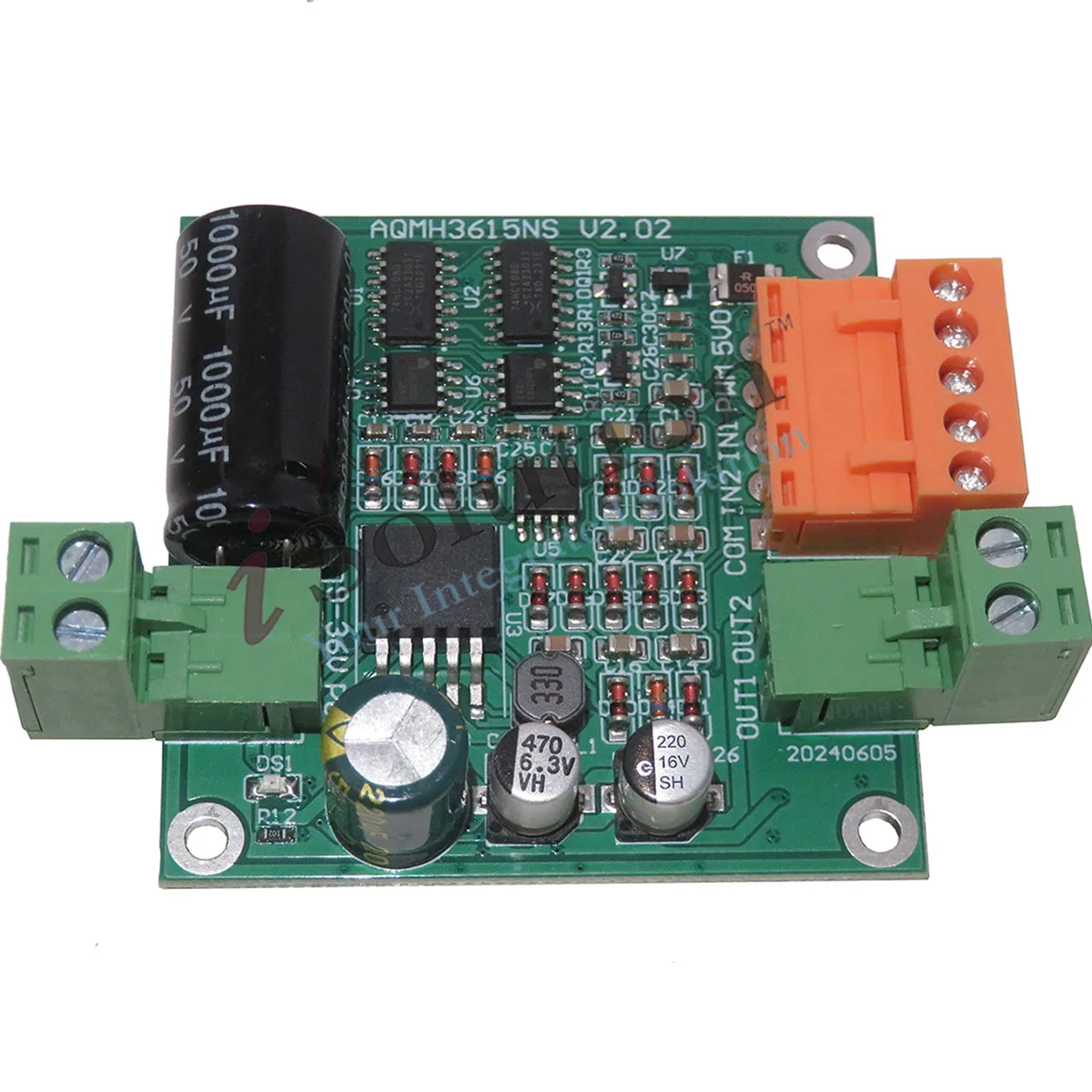 AQMH3615NS DC Motor Drive Module 9V～36V 12A/15A/20A Reversible PWM 0 ...