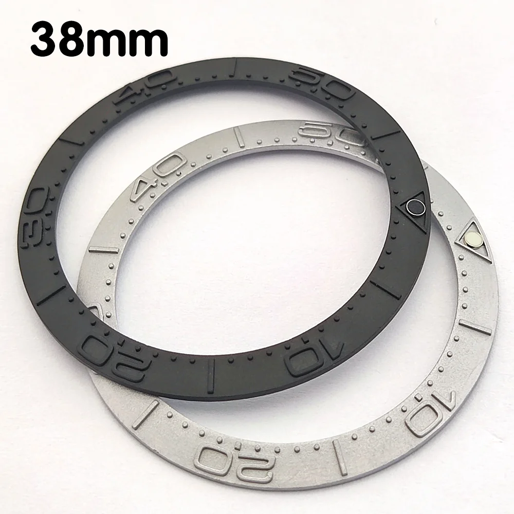 38mm Ceramic Bezel Frosted GMT Bezel Fits 40mm Men's Watch Ring ...