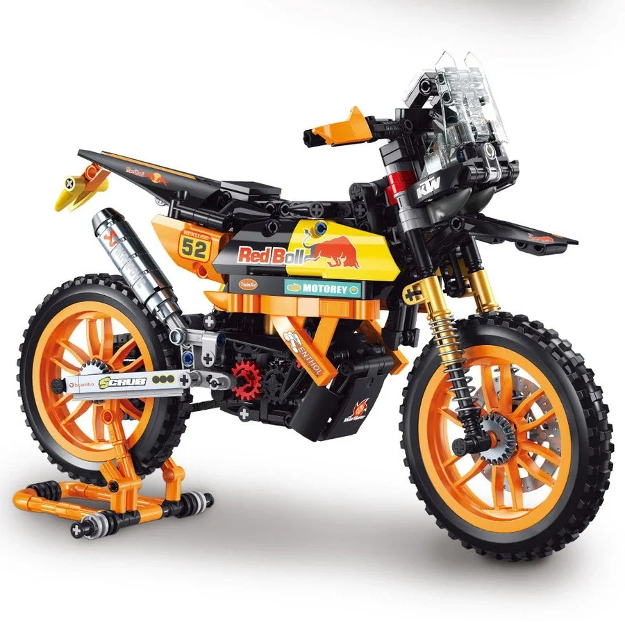 Building-blocks-motorcycle-model-puzzle-assembling-small-particle ...