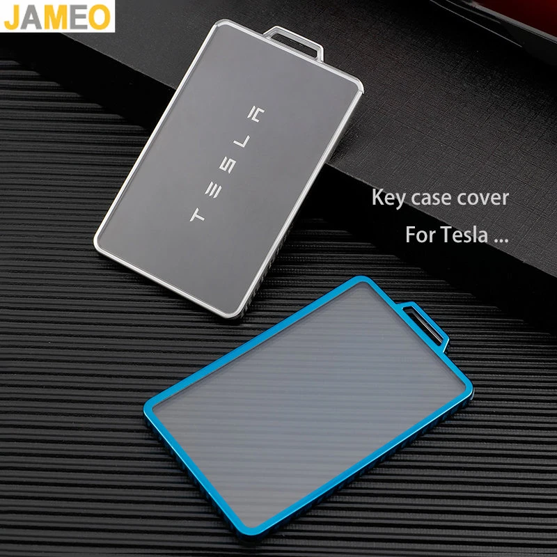 Soft Tpu Car Key Card Case Holder Protector Cover Key Shell For Tesla ...