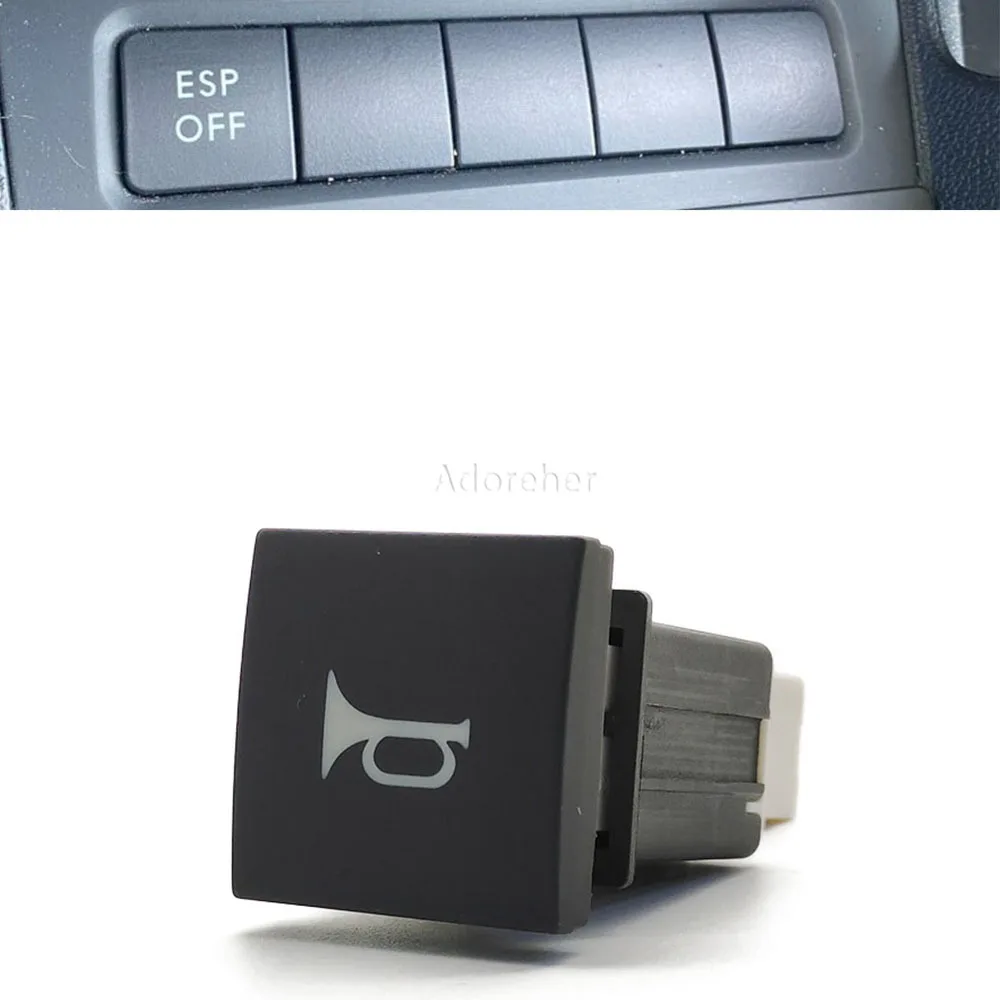 Momentary Horn Push Button Switch Reset Boat Car Boat Symbol Lamp LED ...