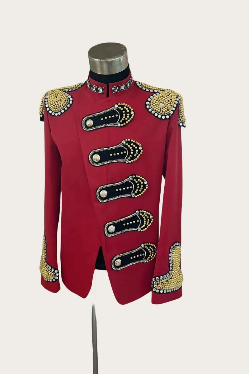 Customized-Fashion-Red-Crystals-Diamond-Royal-Suit-Jacket-Costumes-Male ...
