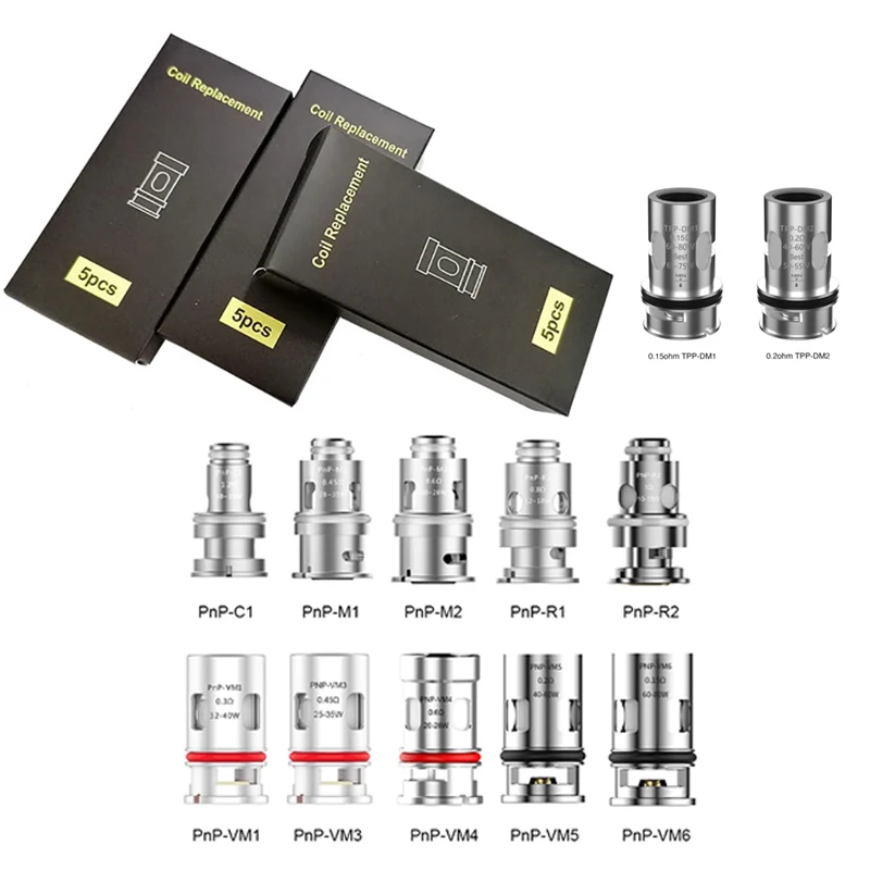 Replacement-Coil-PnP-TPP-Coil-DIY-For-Vinci-Drag-Argus-VM1-VM3-VM4-VM5 ...