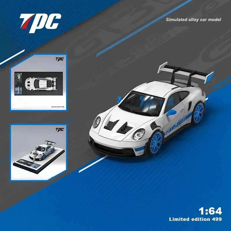 PreSale-TPC-1-64-992-GT3RS-White-Blue-Wheel-Hub-Diecast-Diorama-Car ...