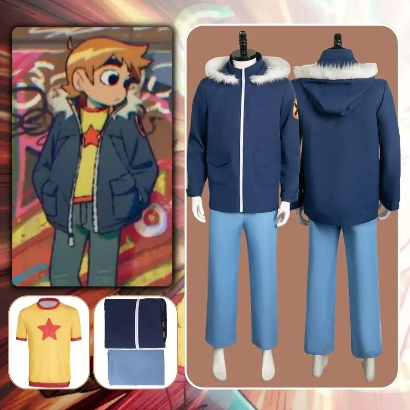 Disfraz-de-Cosplay-de-Scott-Pilgrim-traje-de-fantas-a-para-adultos ...