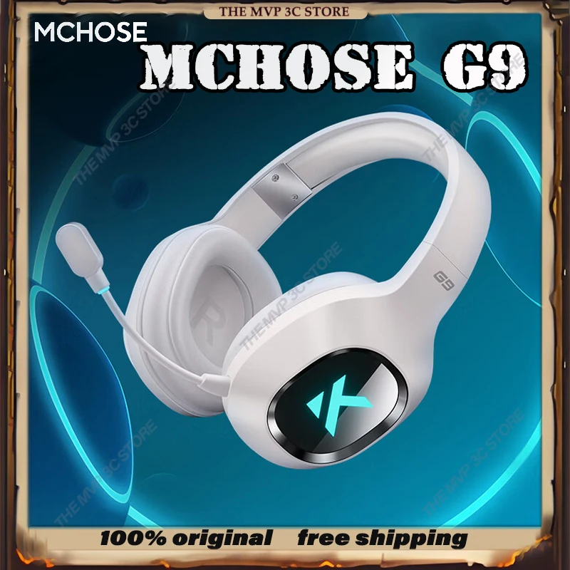Original MCHOSE G9 Pro Gaming Headphones Customized Tri-mode Wireless ...