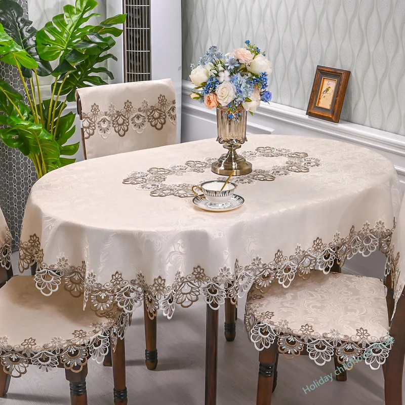 European lace living room simple tea table tablecloth Hotel Hotel ...