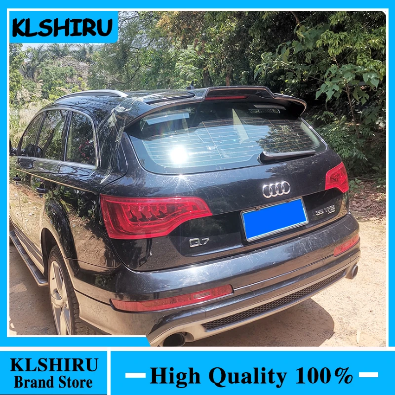 Fit For Audi Q7 SQ7 ABT Style Carbon Fiber Spoiler 2006 to 2015 Rear ...