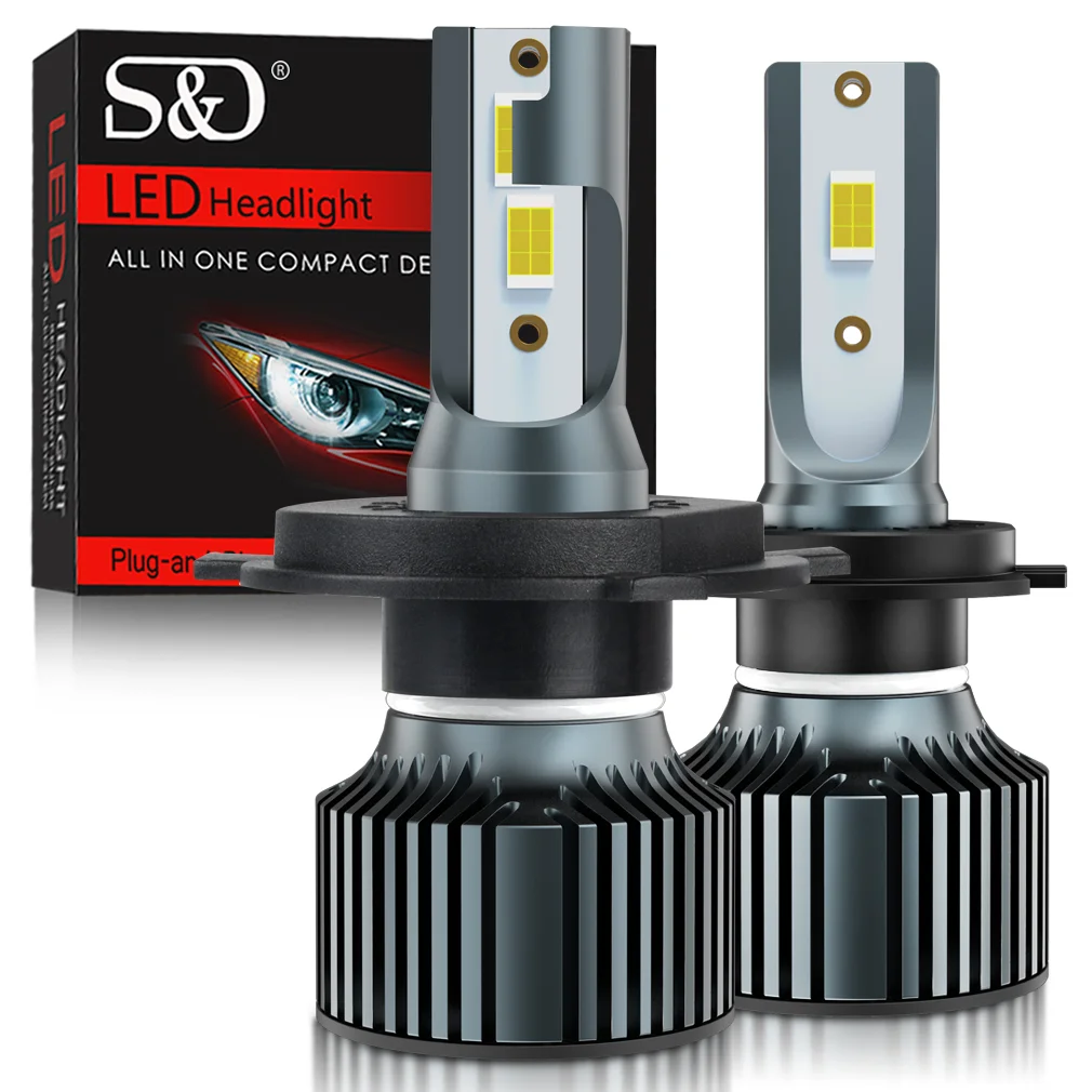 30000LM H4 H7 Led 3570 CSP H1 H8 H11 H16 9005 HB3 9006 HB4 Car Headlight Bulb Canbus Auto Turbo ...