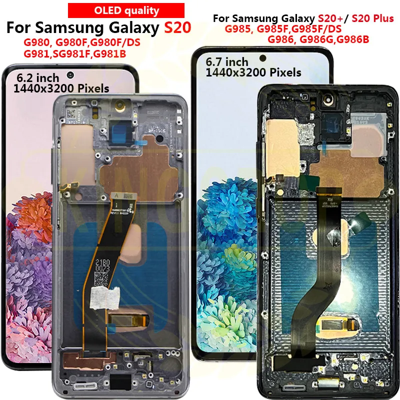 OLED-For-Samsung-Galaxy-S20-Lcd-G980-G980F-G981-Display-Touch-Screen ...