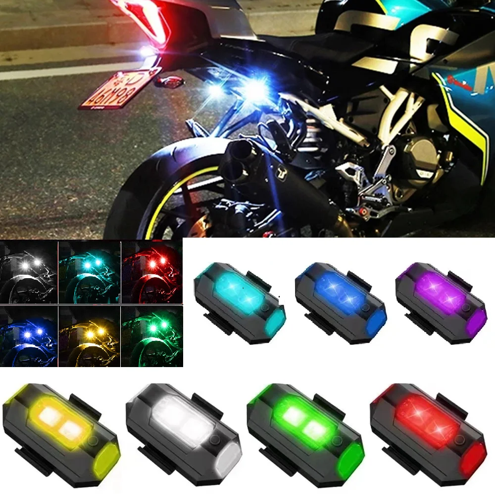 Motorcycle-Warning-Signal-Lamp-IP68-Waterproof-7-Colors-Flashing-Lights ...