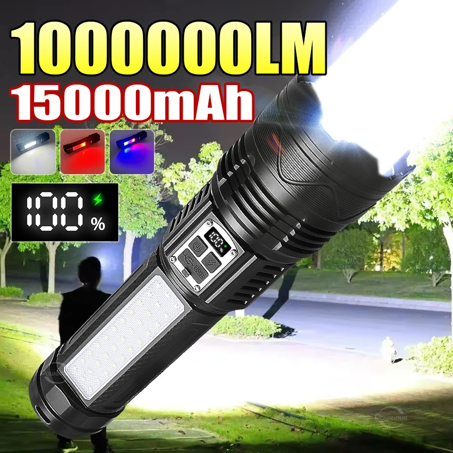 Ultra-Powerful-LED-Flashlight-Super-Bright-Long-Shot-Tactical-Light ...