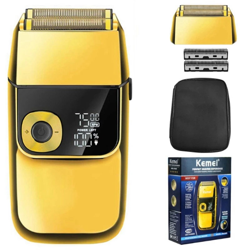 Kemei-Professional-Hair-Beard-Electric-Shaver-For-Men-Metal-Housing ...