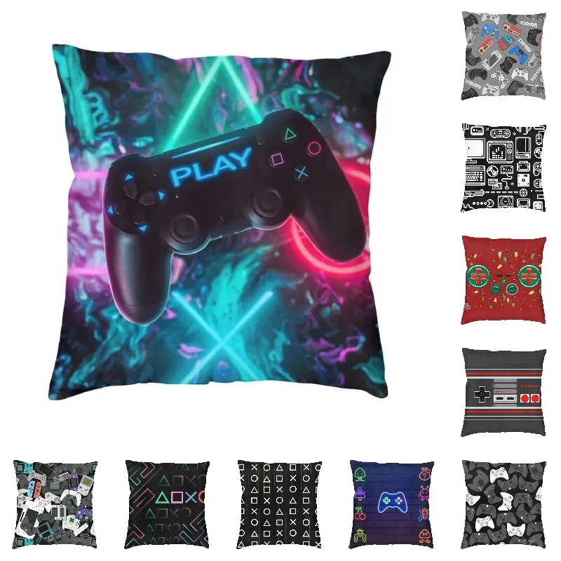Playstation-Controller-Custom-Throw-Pillow-Covers-Home-Decorative-Cute ...