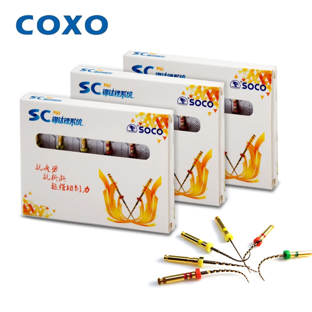 Coxo Soco Sc Pro Dental Nickel Titanium Heat Activation Root Canal File ...
