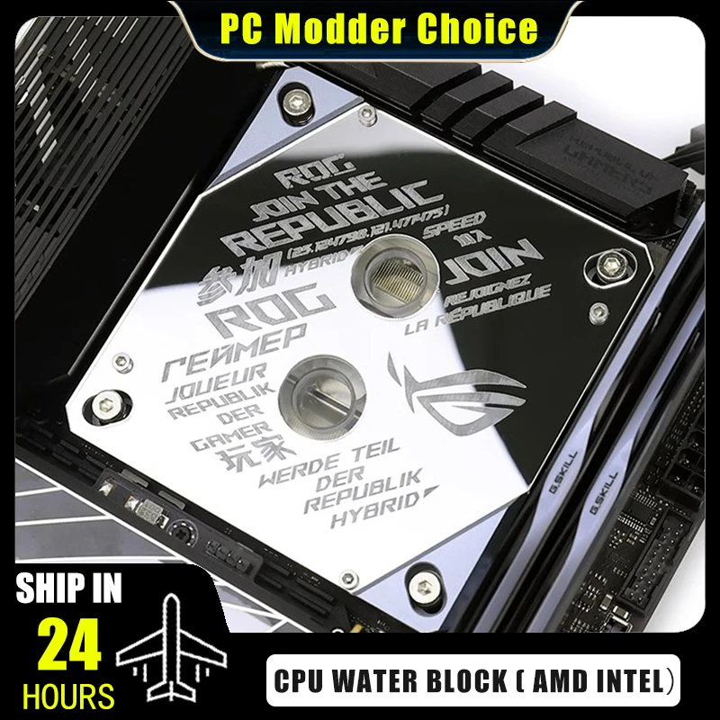 Mirror-CPU-Water-Block-1700-Surface-ROG-5V-MB-RGB-SYNC-Watercooler ...