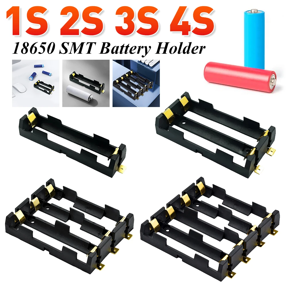 1-4-Slot-18650-SMT-Battery-Holder-Rechargeable-Power-Bank-Case-With ...