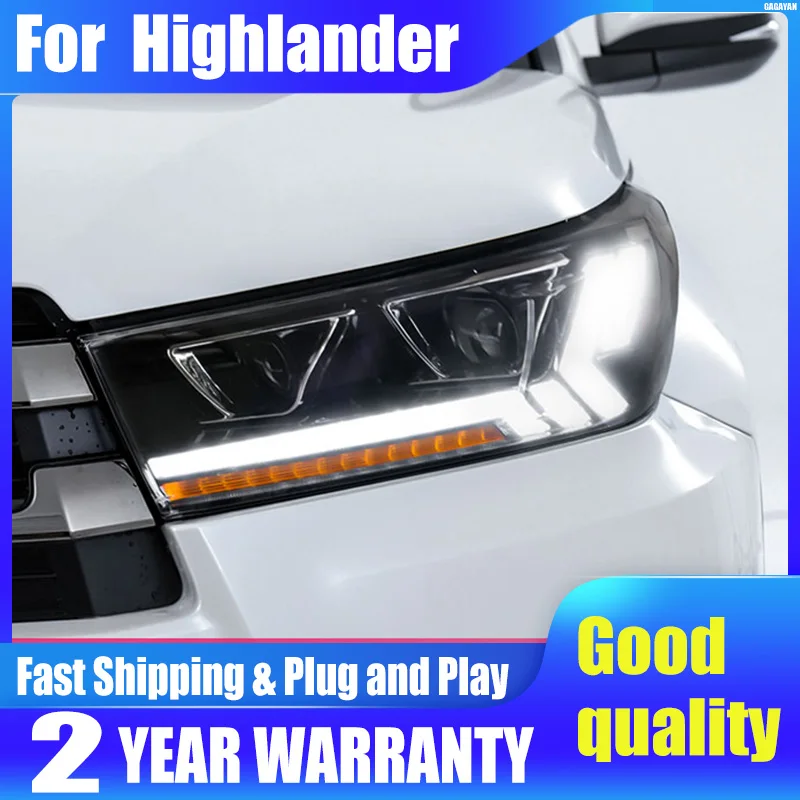 Car-Accessories-for-Toyota-Highlander-Head-Lamp-2018-2021-Kluger ...