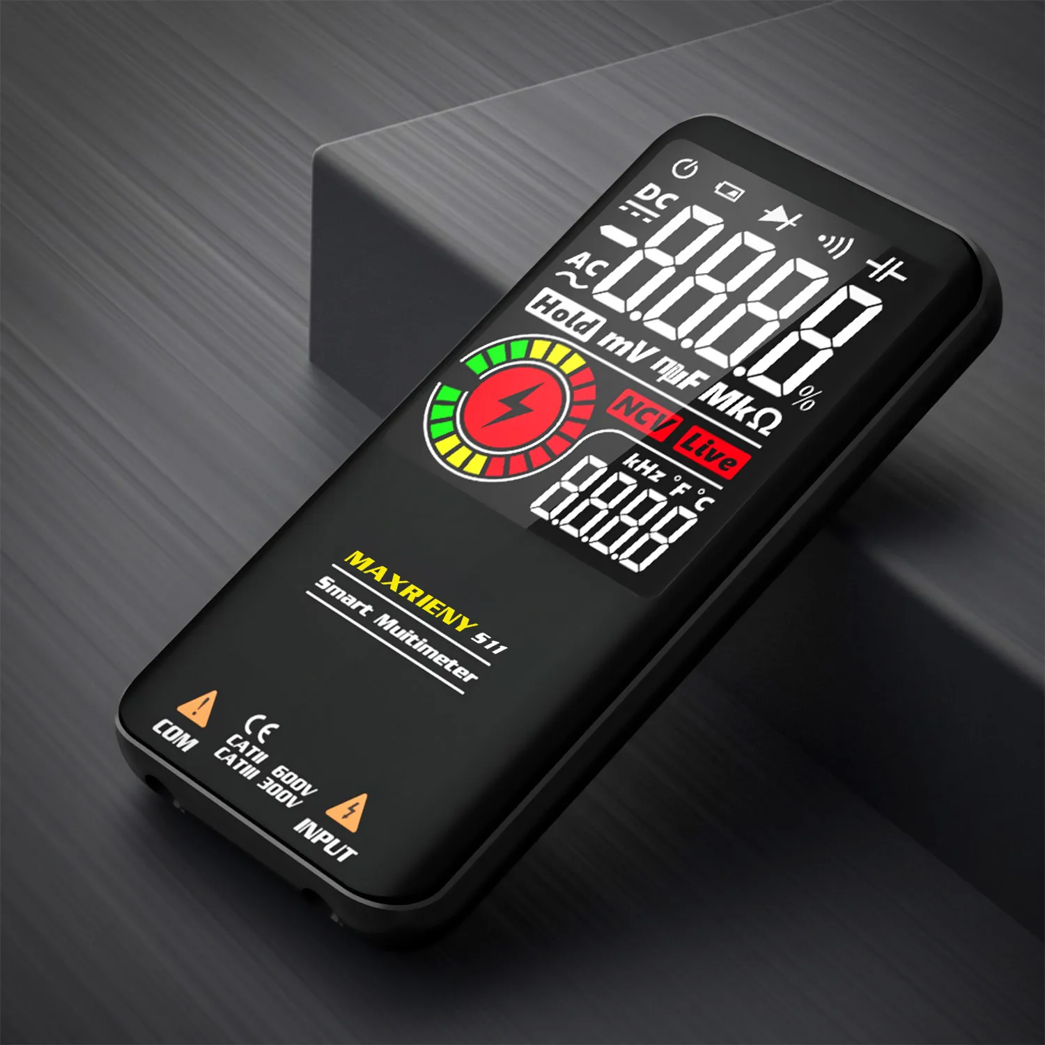 Smart-Digital-Multimeter-USB-Rechargeable-True-RMS-EBTN-Color-Display ...