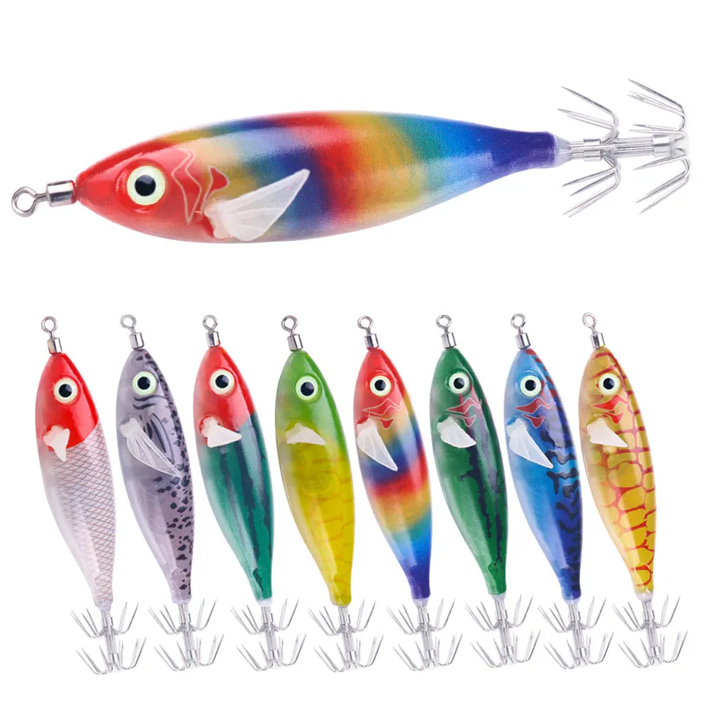 Eggi-Squid-Trolling-Lure-Set-Lula-Isca-Pl-stico-Artificial-Squid-Lure ...