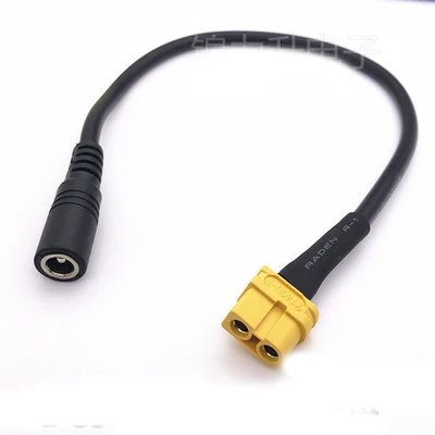 XT60 XT-60 XT30 XT-30 Female to Female DC5.5*2.1MM /2.5MM Jack Power Adapter Cable for FPV ...