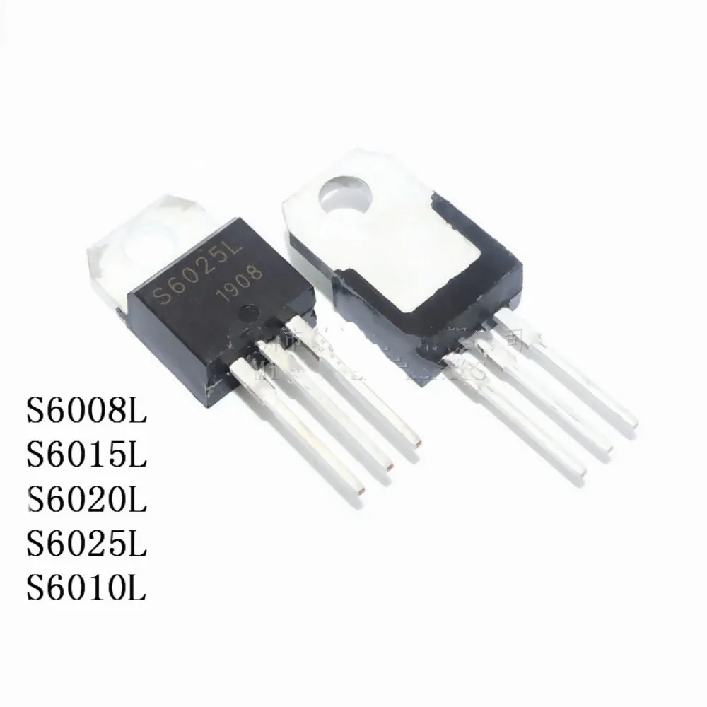 5PCS S6008L S6010L S6015L S6020L S6025L S8015L S8020L S8025L TO220 ...