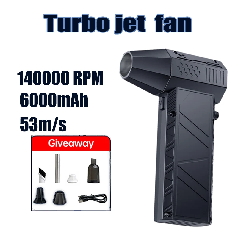 Handheld-Air-blower-140000RPM-Turbo-Jet-Fan-Brushless-Motor-Duct-Fan ...