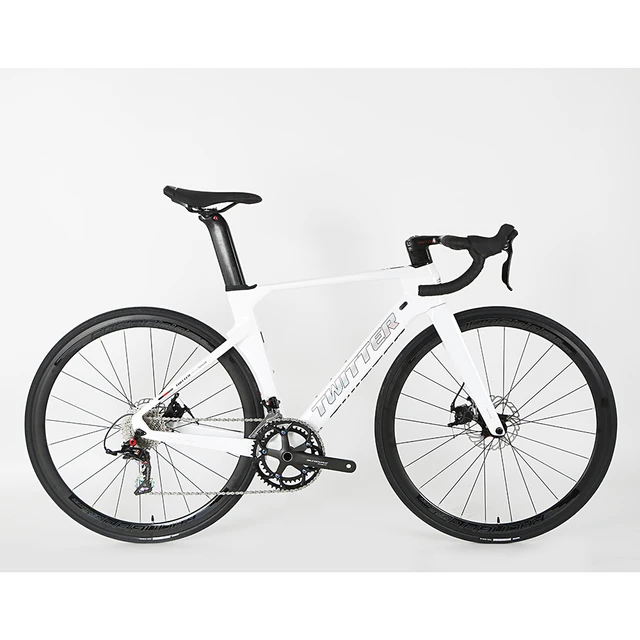 TWITTER Road Bike 56cm R10 Carbon Fiber Road Bike 43.5cmT900 Racing RS ...
