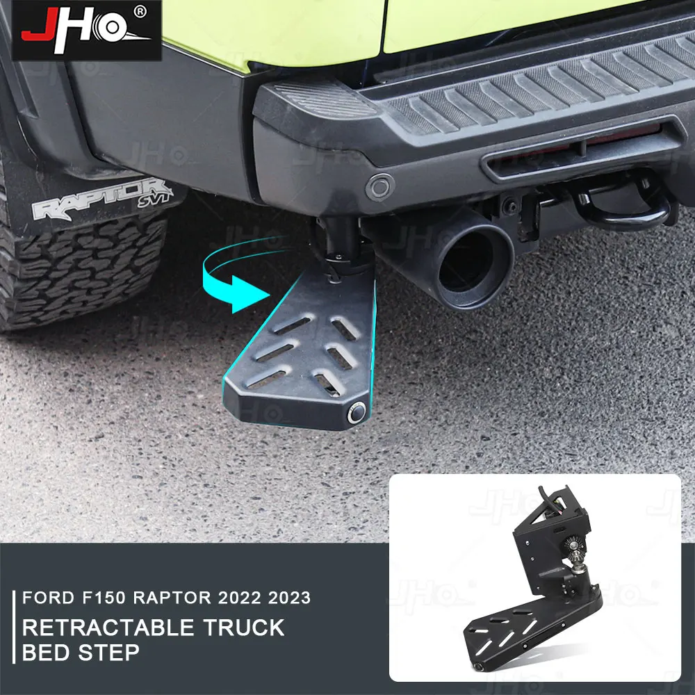 JHO-Tail-Gate-Pedal-Step-Electric-Retractable-Rear-Bumper-Assist-Updown ...