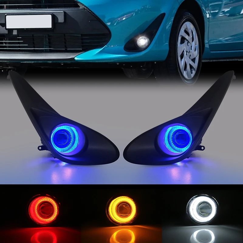 Led Fog Lamp DRL For Toyota Aqua Prius 2018 2019 Daytime Running Light ...