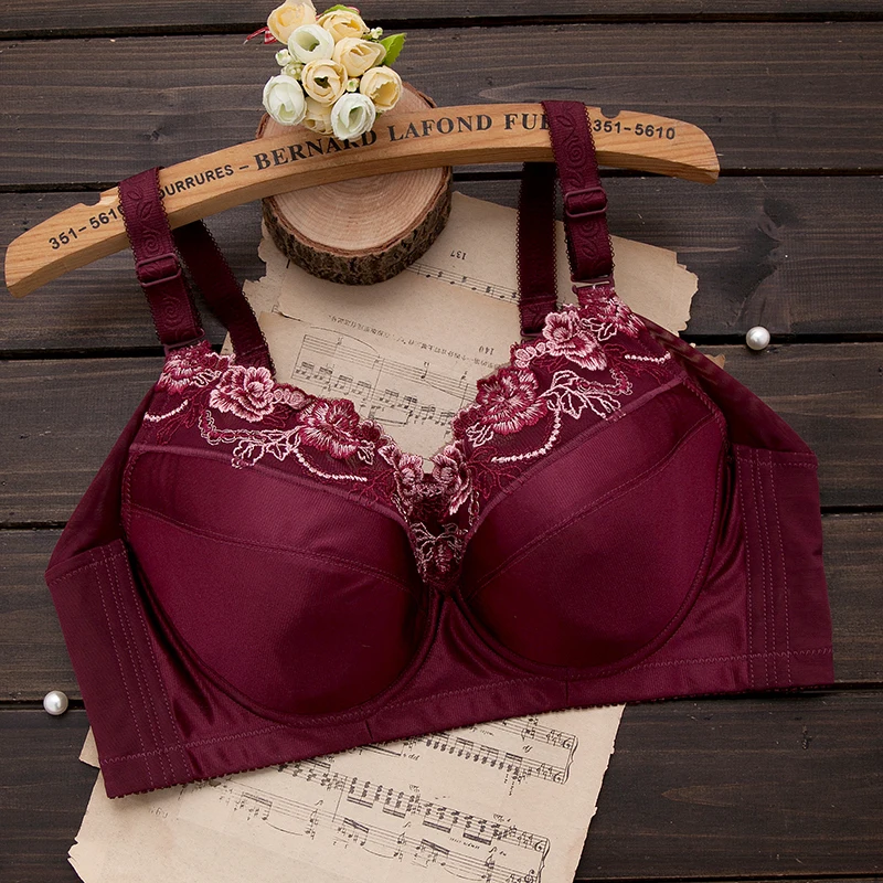 Women's Full Coverage Bra Underwire Bra 34 36 38 40 42 44 46 48 B C D E ...