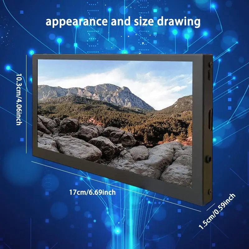 Ultimate-7-Inch-Portable-Display-High-Definition-Small-Monitor-with ...