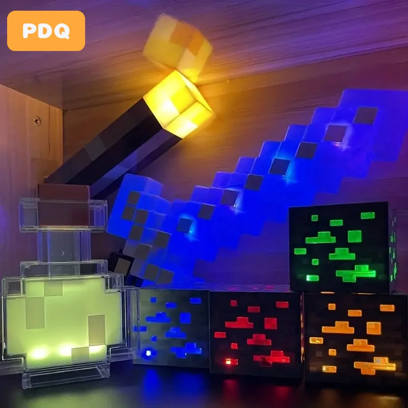 Brownstone-Flashlight-LED-Night-Light-MC-Game-Creative-Toy-Light ...