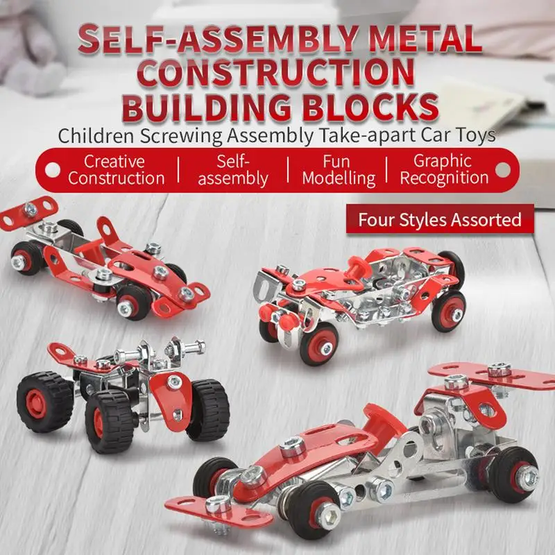 Metal-Assembly-Building-Block-Engineering-Vehicle-Set-Building-Car ...