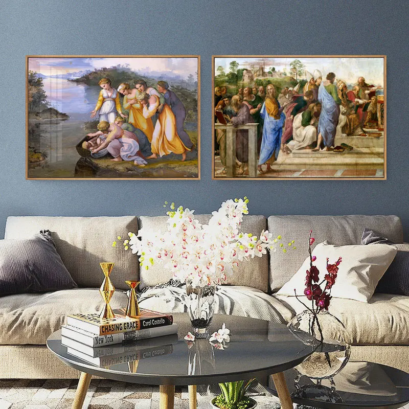 The-School-Of-Athens-Raphael-Poster-Italian-Renaissance-Fresco-Painting ...