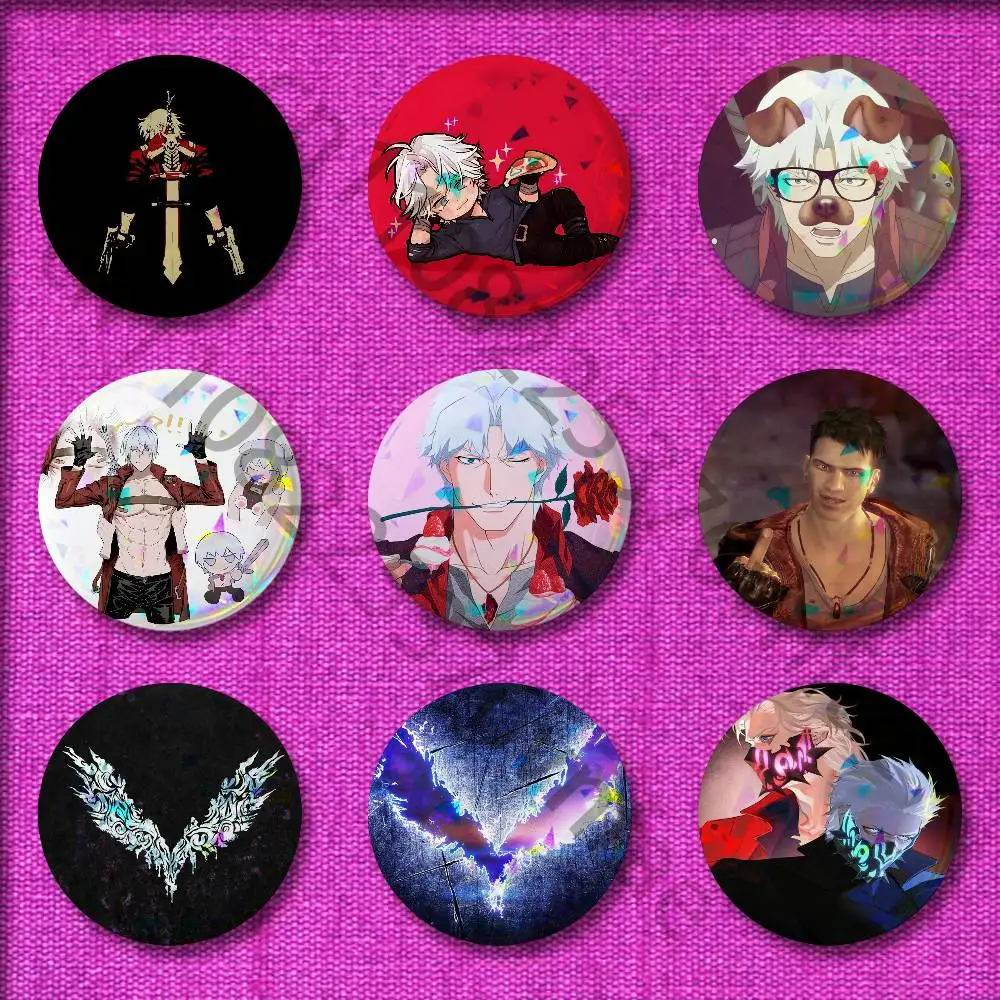 D-DMC Dante D-Devil M-May Cry Badge For 32mm 25mm 44mm 75mm 58mm Round ...