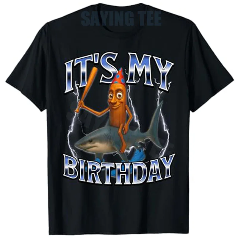 Italian Brainrot It's My Birthday Saying Tee T-Shirt Cute Birthday ...