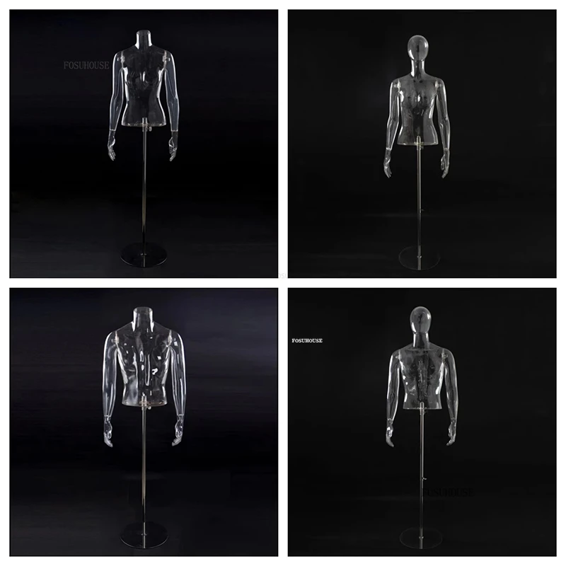 Clothing Store Transparent Fake Mannequins Props Human Hand Foot and ...