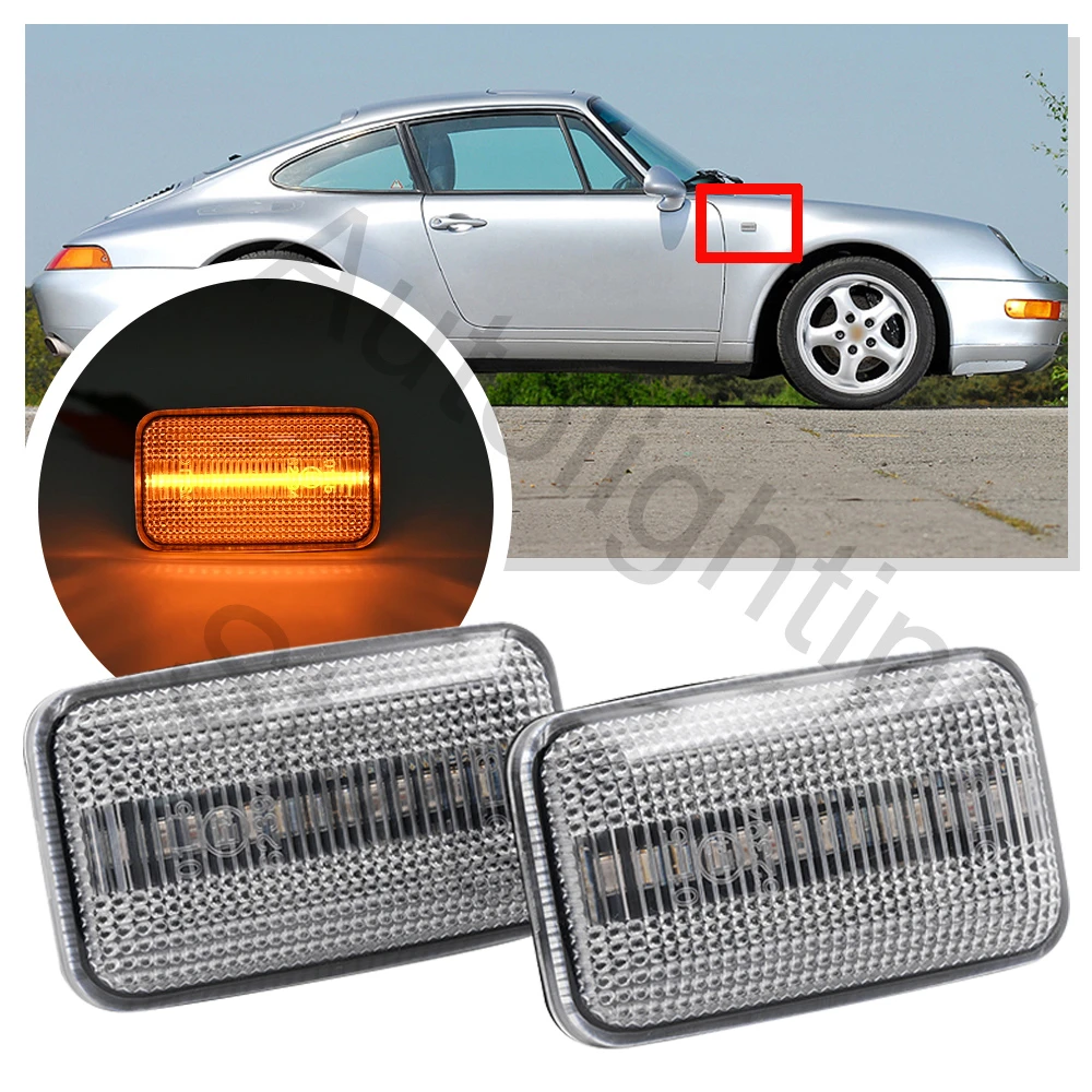 2X For Porsche 911 1978 1989 Carrera 1989 1994 924 944 959 968 LED ...