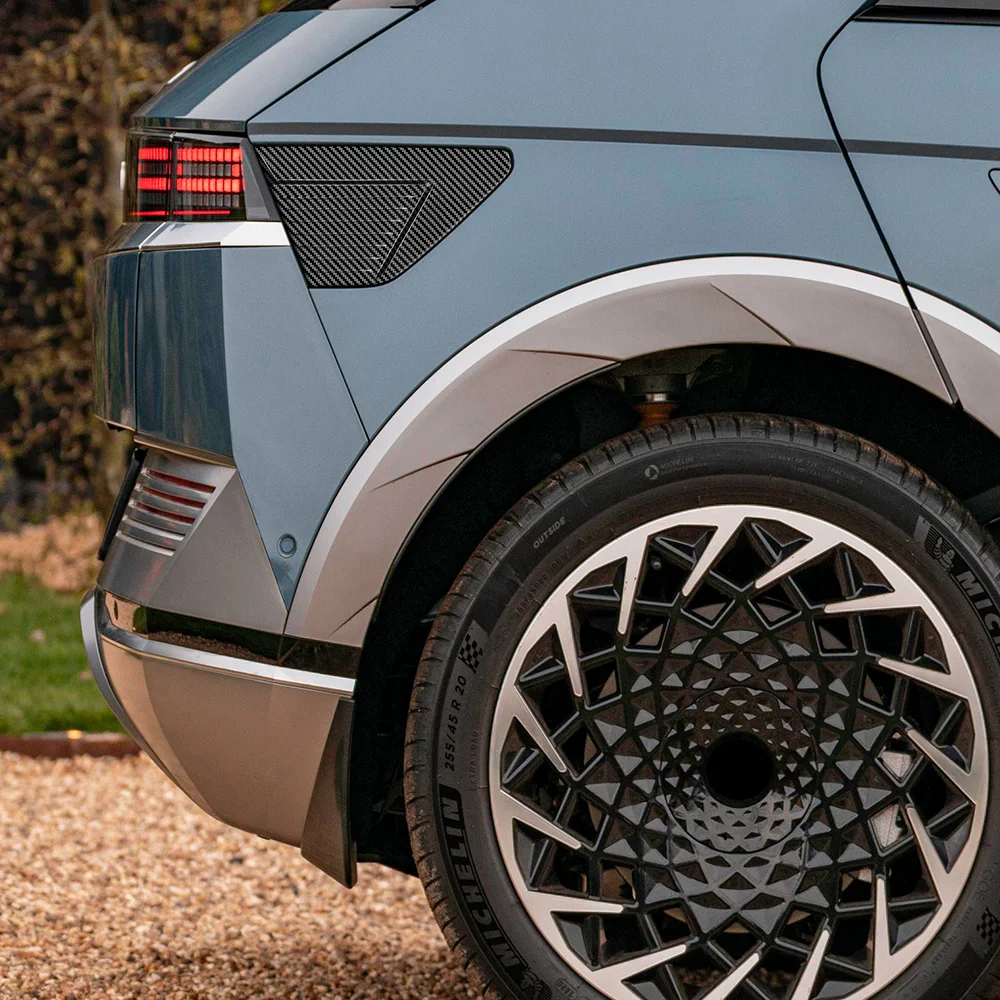 For Hyundai Aini Krypton IONIQ5 IONIQ 5 2022 2023 ABS Car Fuel Tank Cap Trims Cover Charging ...