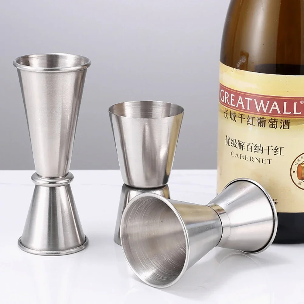 304-Stainless-Steel-Cocktail-Measure-Jigger-15-30-25-50-30-60ml-Dual ...