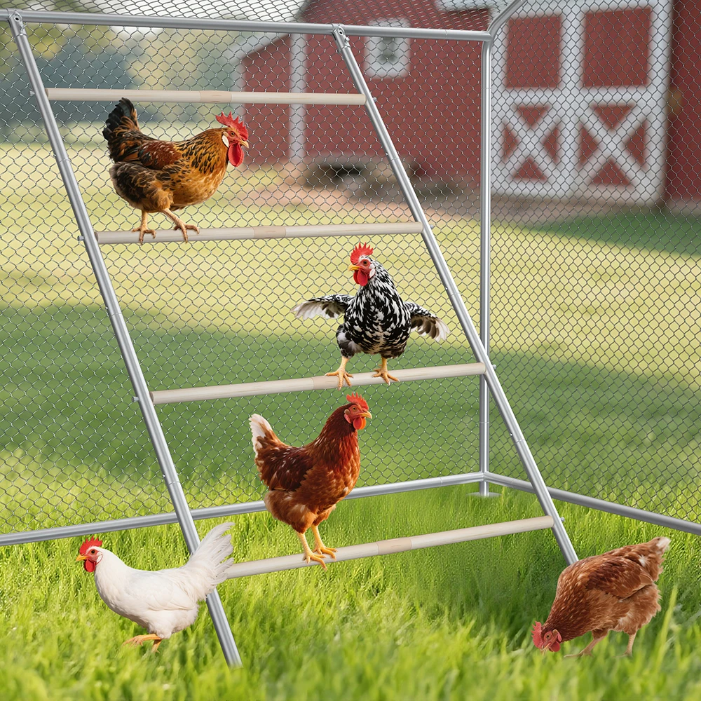 4 Layers Chicken Chicken Climbing Ladder Roosting Bar Durable Chicken ...