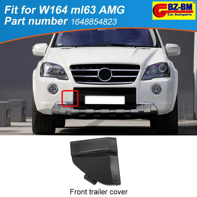 Front Rear Bumper Tow Eye Hook Cover For Mercedes benz W164 ML ML63 AMG ...