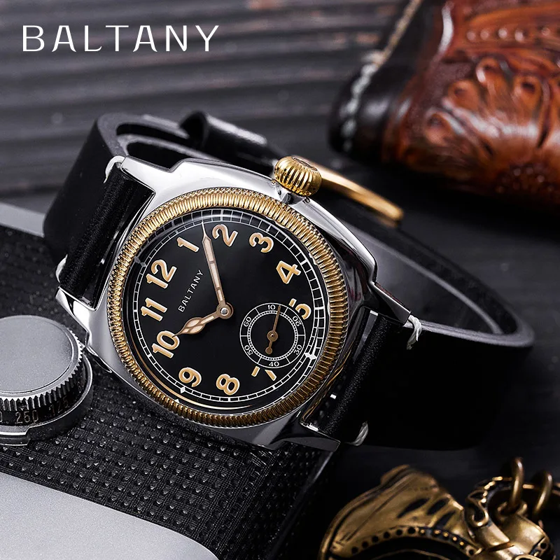 Baltany 1926 Oyster Tribute Watch ST1701 36mm Gold Case Luminous Dial ...