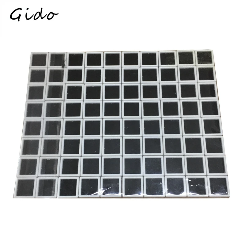 80pcs Plastic Loose Diamond Display Package Stone Box White Gem Case ...