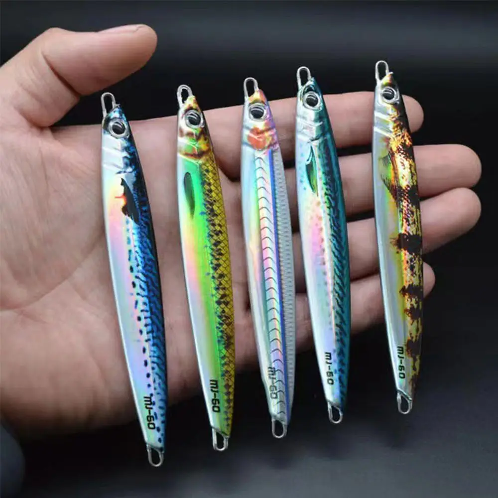 60g-115mm-Luminous-Wire-Fishing-Lure-Spanish-mackerel-Metal-Swimbait ...