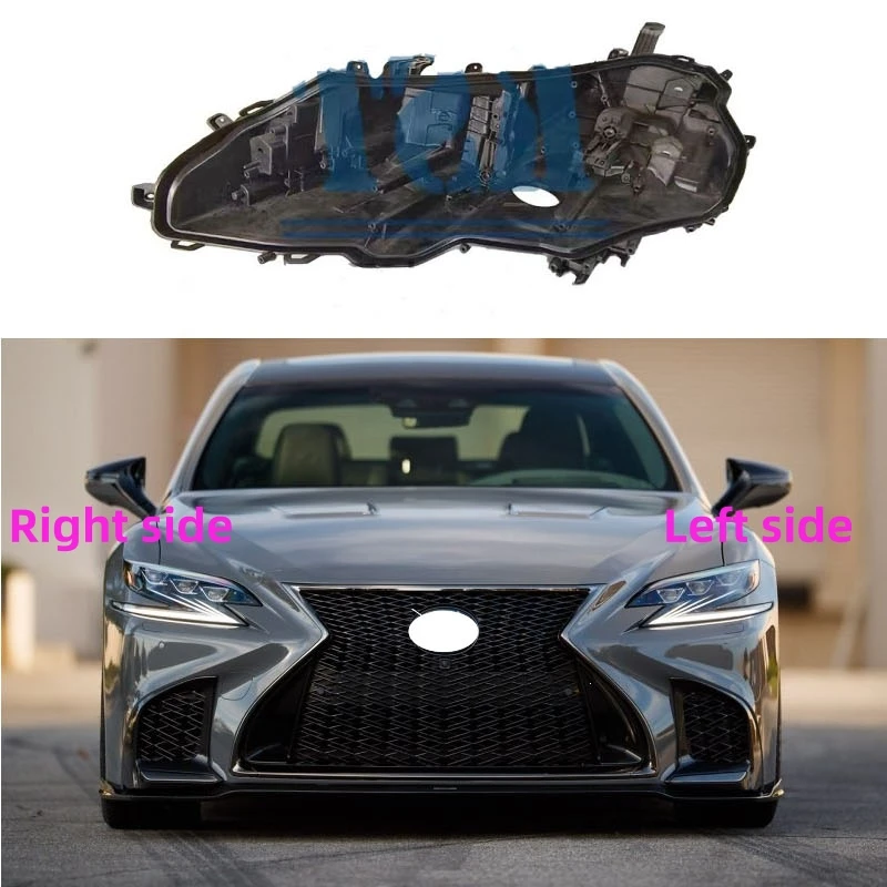 For-Lexus-LS350-LS500H-2017-2018-2019-Headlight-Base-Replacement-Headlamp-House-Headlight-Black ...