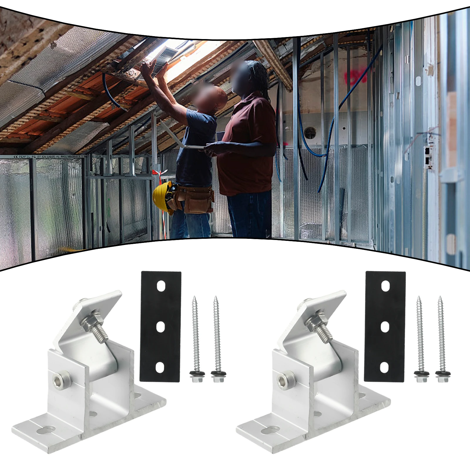 Solar-Panel-Foot-Mount-Adjustable-Aluminum-Alloy-Flexible-For-Roof ...