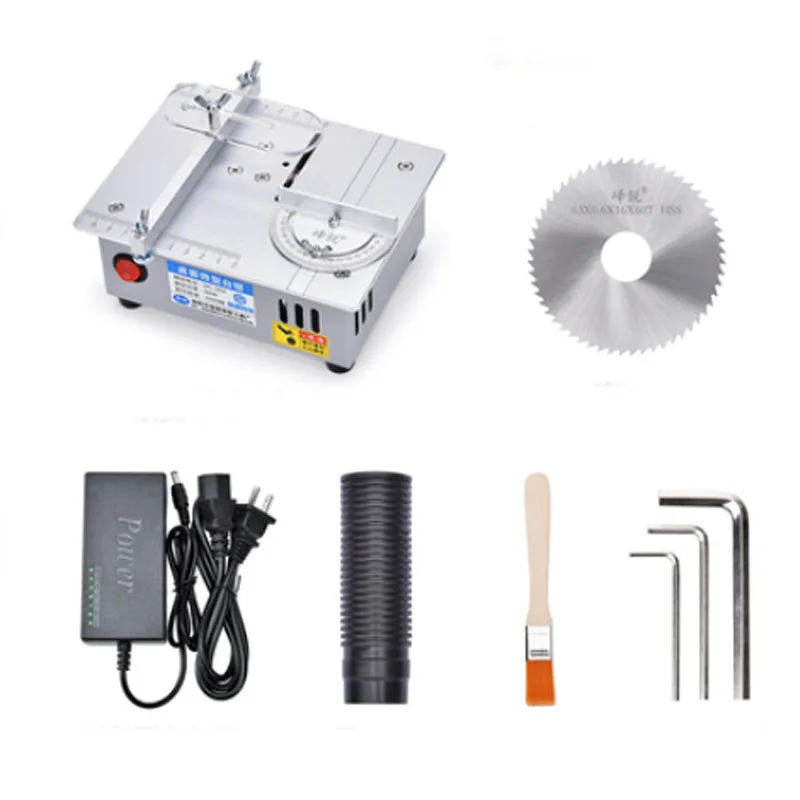 Mini masa testere ağaç İşleme elektrikli küçük tezgah testere el yapımı ...