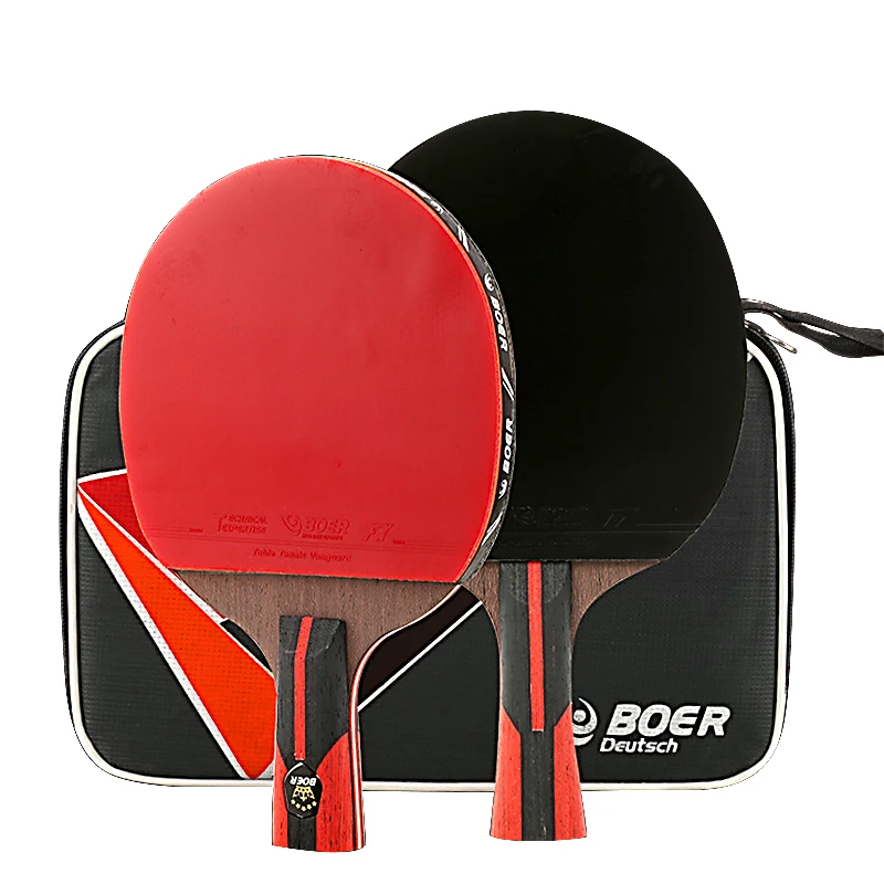 6-Star-Table-Tennis-Racket-Professional-7-Wood-Offensive-Ping-Pong ...